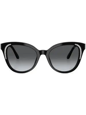 SWAROVSKI Crystal-embellished Sunglasses - Black