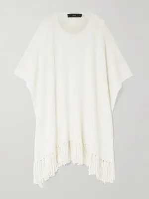 Arch4 Jules Fringed Cashmere Poncho