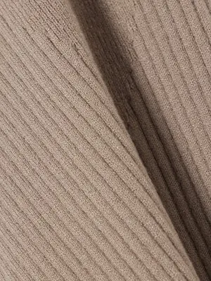 Varley Ravena Ribbed-knit Turtleneck Top