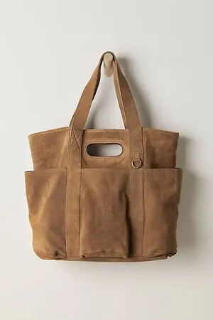 Free People Suede Caravan Tote Bag