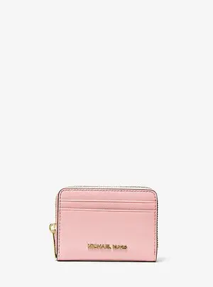 Michael Kors Jet Set Travel Medium Saffiano Leather Wallet - Pink