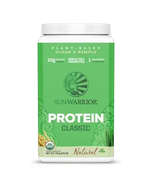 SUNWARRIOR Classic Organic Protein Powder - No Color