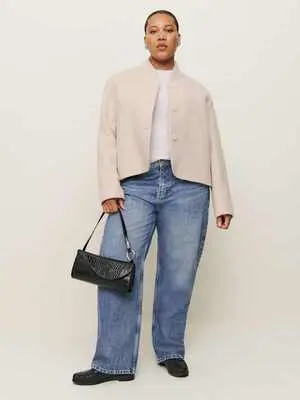 REFORMATION Owen Jacket Es - Ivory