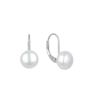 DONATELLO GIAN Sterling Pearl Lever-back Earrings - Silver