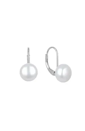 DONATELLO GIAN Sterling Pearl Lever-back Earrings