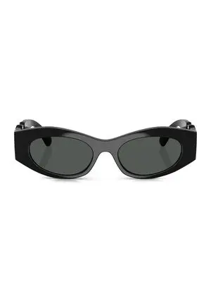 Versace Engraved Medusa Plaque Sunglasses - Black