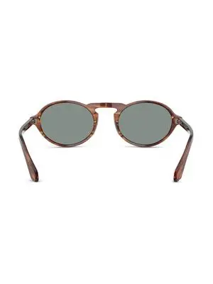 Giorgio Armani Logo-print Sunglasses - Brown
