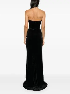 CRISTALLINI Brigitte Maxi Dress - Black