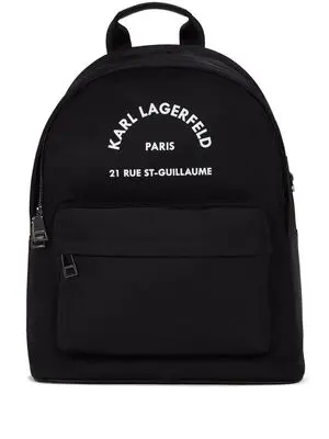 Karl Lagerfeld Rue St-guillaume Backpack - Black