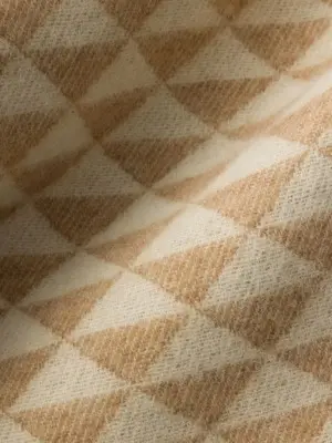 Prada Symbole Wool-cashmere Stole - Neutrals