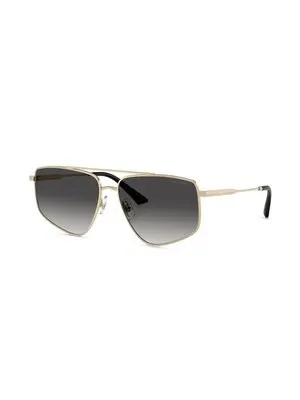 JIMMY CHOO Geometric Sunglasses - Gold