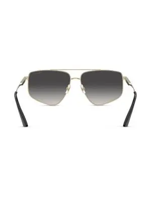 JIMMY CHOO Geometric Sunglasses - Gold