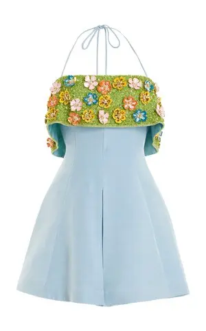 ALEMAIS Yasmine Beaded Mini Dress