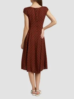 REFORMATION Wilda Polka-dot Dress