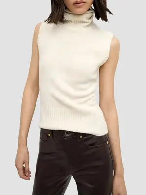 Veronica Beard Mazzy Cashmere Shell - Ivory