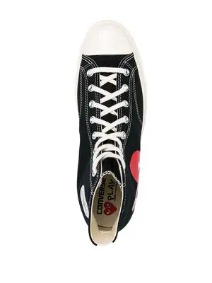 Comme Des Garçons Chuck Taylor High-top Sneakers - Black