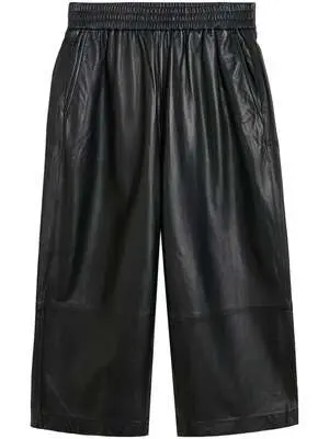 HERSKIND Eagle Leather Cropped Trousers