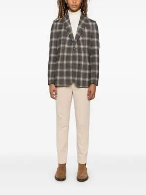 CIRCOLO 1901 Cotton Single Breasted Jacket - Camel