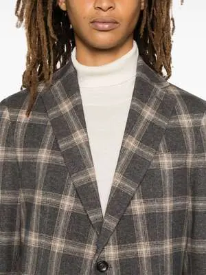 CIRCOLO 1901 Cotton Single Breasted Jacket - Camel