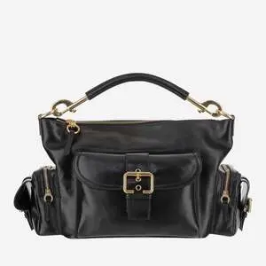 Chloé Shiny Leather Camera Bag - Black