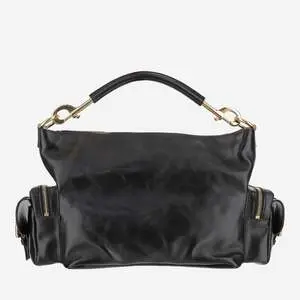 Chloé Shiny Leather Camera Bag - Black