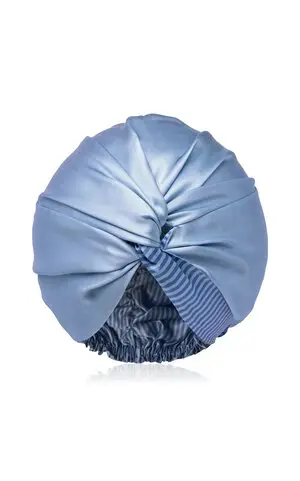 Slip Silk Hair Wrap - Blue