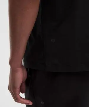 Lululemon Soft Jersey Short-sleeve Polo Shirt - Black