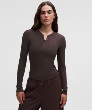 Lululemon Long-Sleeve Henley Sequoia