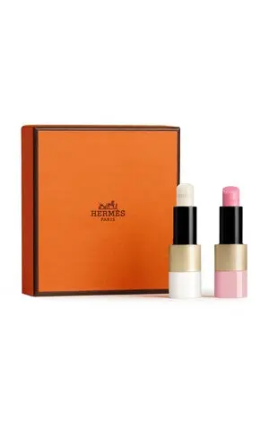 HERMÈS BEAUTY Lip Balm & Rosy Lip Enhancer Duo Lip Set - Pink