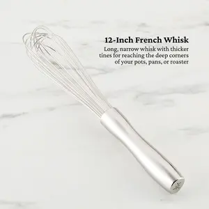 HESTAN Provisions 6-piece Deluxe Stainless Steel Chef's Tools And Bain Marie Set