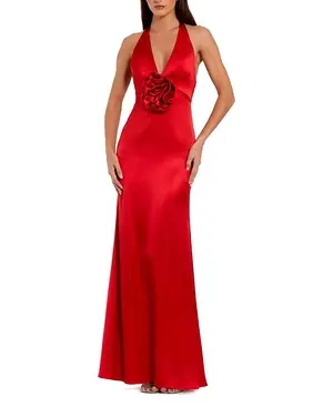 Gowns with 3D Rosettes