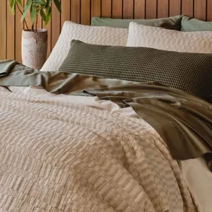 BROOKLINEN Dreamweave Waffle Lumbar Pillow Cover
