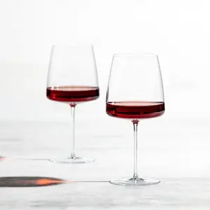 SCHOTT ZWIESEL Handmade Simplify Burgundy Glass, Set Of 2
