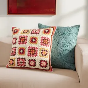 ROSELLI Cozy Corner Crocheted Pillow