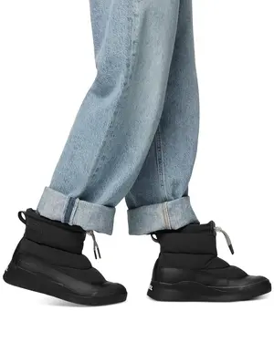 Sorel Out N About Iv Puffy Ankle Boots - Black/chalk