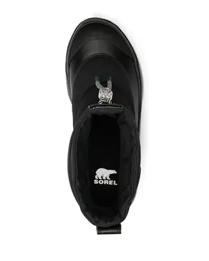 Sorel Out N About Iv Puffy Ankle Boots - Black/chalk