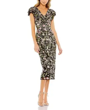 Floral Embellished Cocktail Dresses