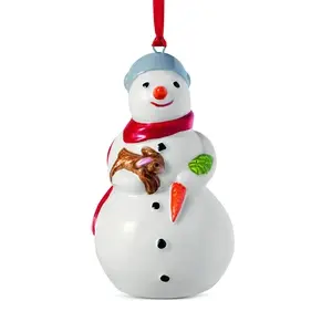 VILLEROY & BOCH Nostalgic Snowman Ornaments, Set Of 3