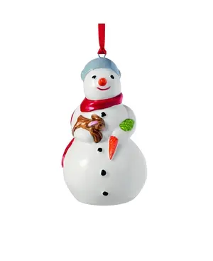 VILLEROY & BOCH Nostalgic Snowman Ornaments, Set Of 3
