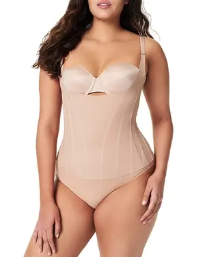 Spanx Stay Down Open Bust Shaping Camisole - Natural Bronze