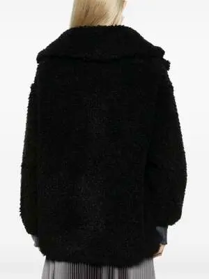 BLANCA VITA Chary Faux Shearling Coat - Black
