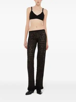 Alanui Kiss The Book Trousers - Black