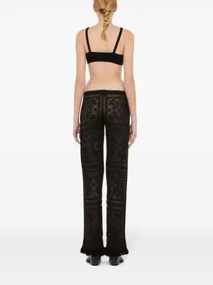 Alanui Kiss The Book Trousers - Black