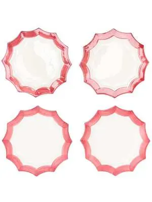 LES-OTTOMANS Stars Plates - White