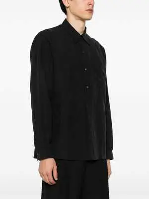 Ralph Lauren Purple Label Pointed-collar Shirt - Black