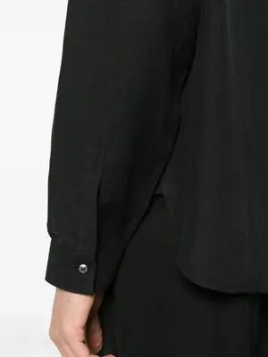 Ralph Lauren Purple Label Pointed-collar Shirt - Black