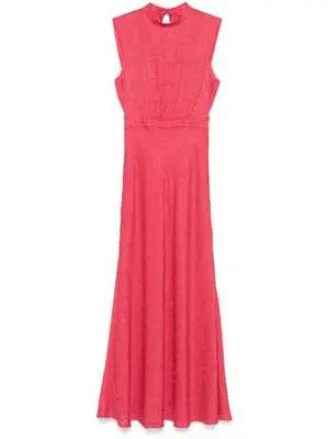 Saloni Fleur Maxi Dress - Pink