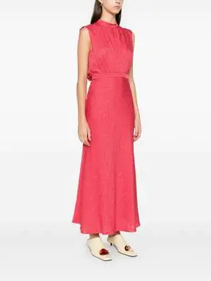 Saloni Fleur Maxi Dress - Pink