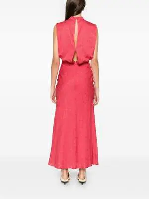 Saloni Fleur Maxi Dress - Pink