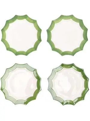 LES-OTTOMANS Stars Plates - White